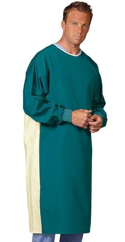 504 Barrier Front Precaution Gown Blue Mist